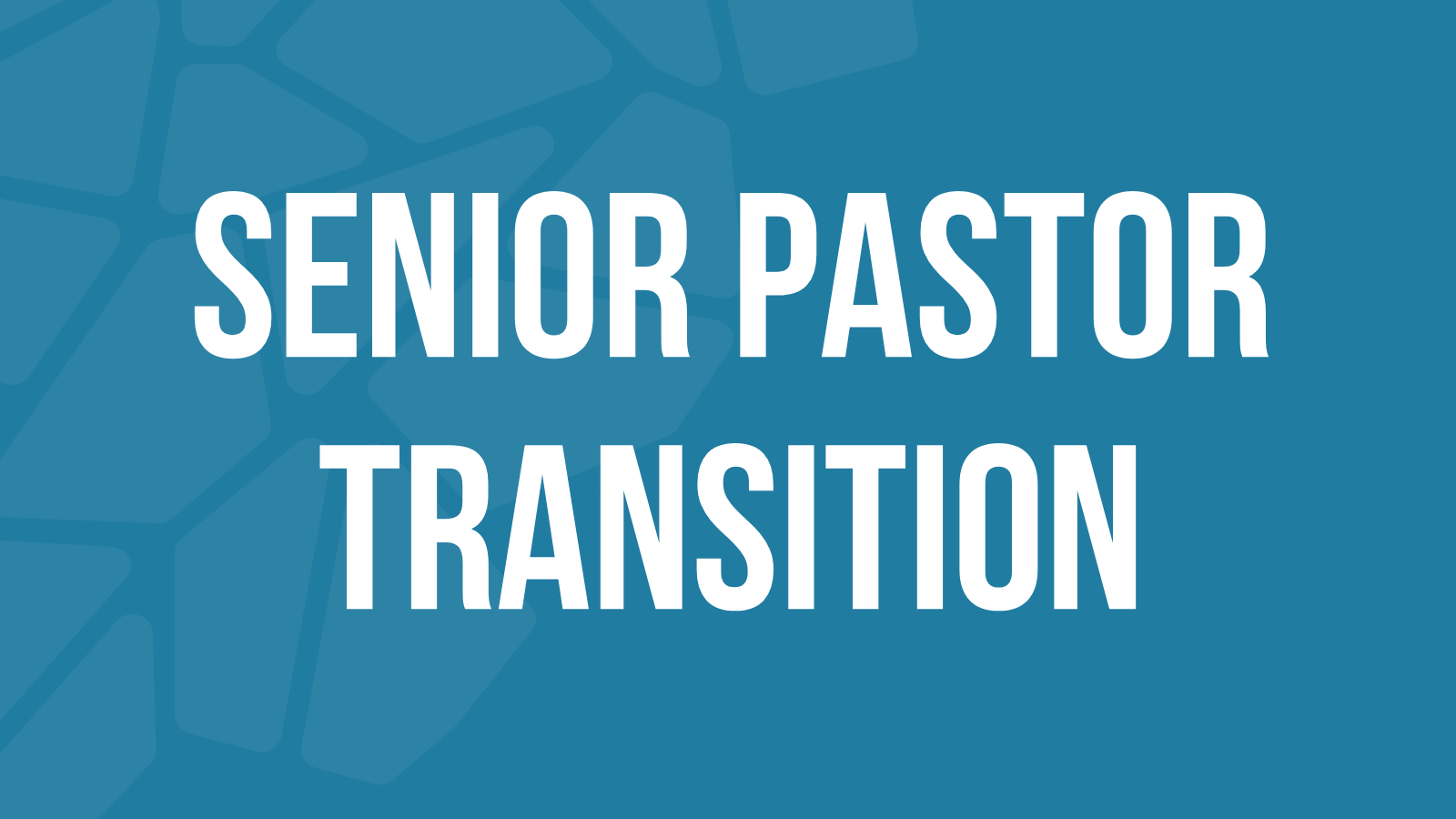 Pastor Transition - University Presbyterian Church